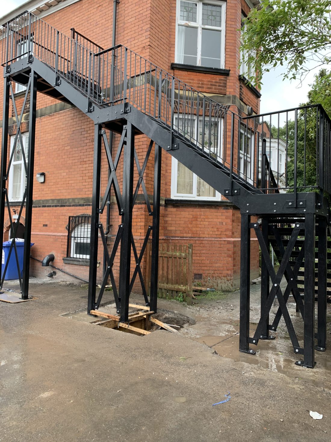 Lime House Care Home - Fire Escape Project | Carter Fabrications